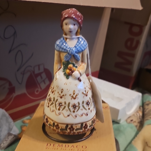 Demdaco | Accents | Demdaco Ceramic Friendship Bell Figurine With Red ...